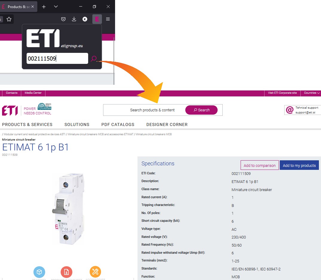 ETI add-on for Firefox - Etigroup